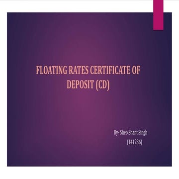 Certificate of deposit | PPT