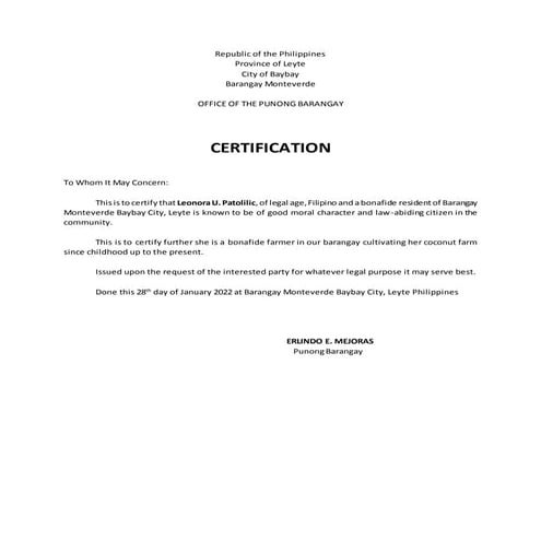 Sample Request for monetization of leave credits | DOCX