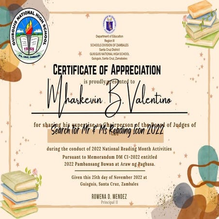 Certificate of Recognition Best Student Simple Minimalist (1).pptx