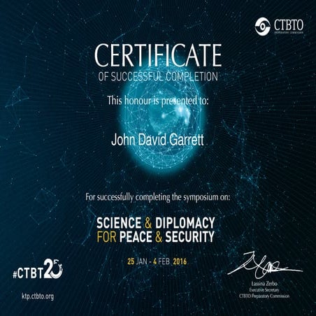 Science & Diplomacy for Peace & Security | PDF