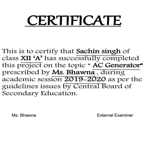 Certificate physics rohan | PDF