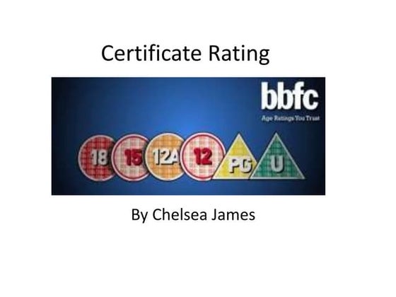 BBFC Certifications | PPT