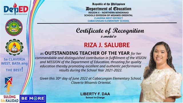 Sample editable certificate WITH HONORS 2023 - 2024.docx