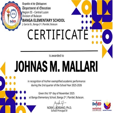 CERTIFICATES OF RECOGNITION-SAMPLE FORMAT | PPTX