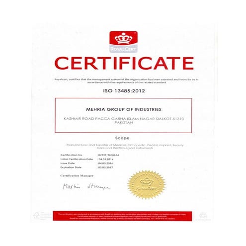 Certificate scan file | PDF