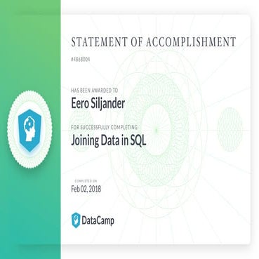 Certificate sql | PDF | Databases | Computer Software and Applications