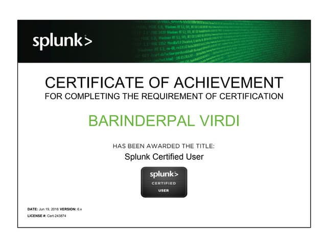 Splunk Certification Ppt