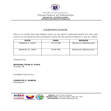 CERTIFICATION.School Documents.CNHS..... | PDF