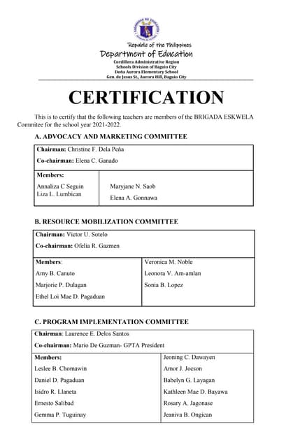 Certification BE 1 docx certification-be-1-docx