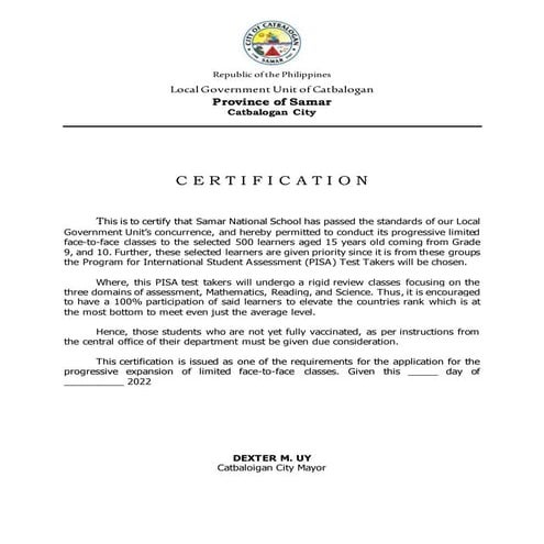 Certification f2 f-progressive | DOCX