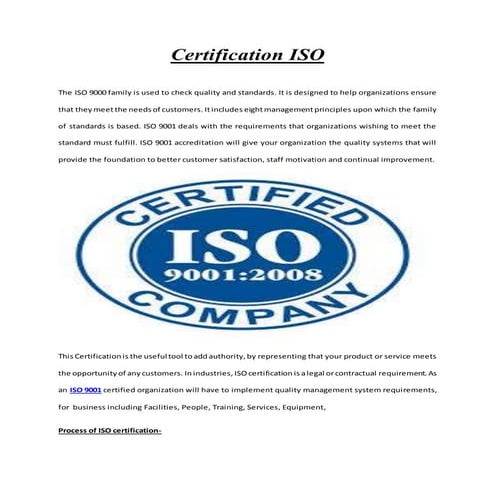 Certification iso in Delhi | DOCX | Business | Business and Finance