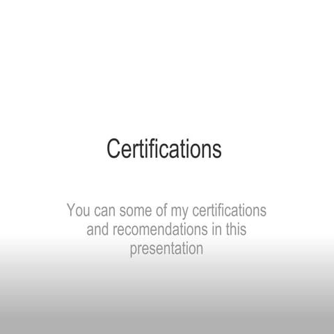 Certifications | PPT