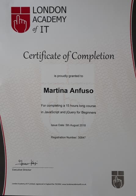 Html5 Css3 Certificate Pdf
