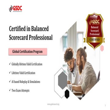 How Balanced Scorecard Certification Boosts Strategic Performance | PPT