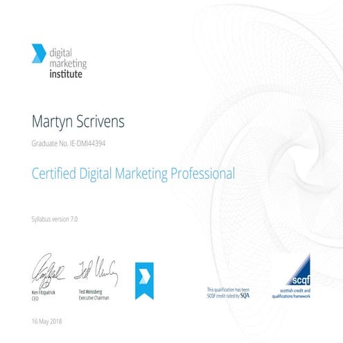 Certified Digital Marketing Professional | PDF