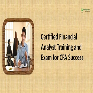 CFA training Methodology at FinTree | PDF
