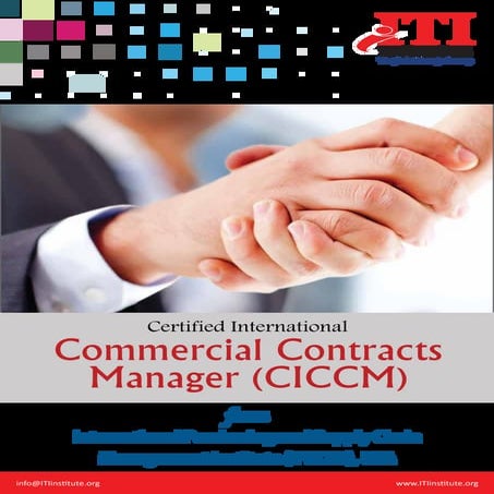 Certified international commercial contracts manager | PDF