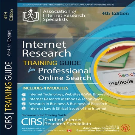 Internet Research Training Guide 2019-20 | PDF