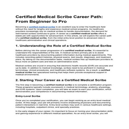 Certified Medical Scribe Career Path_ From Beginner to Pro (1).pdf