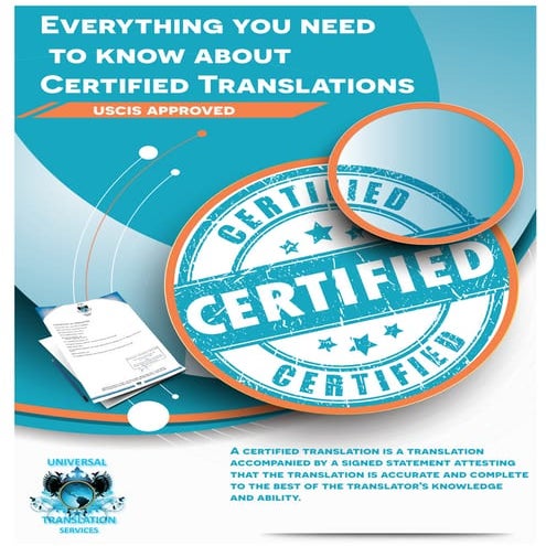Certified Translation needed? | PDF