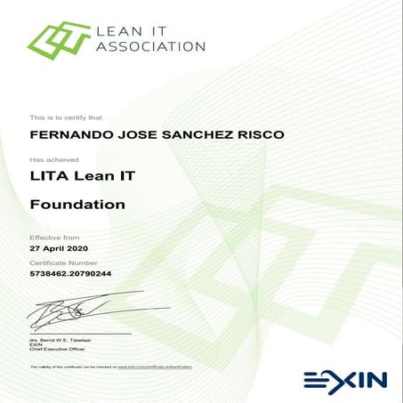 Certif LEAN IT Foundation Certif LEAN IT Foundation | PDF