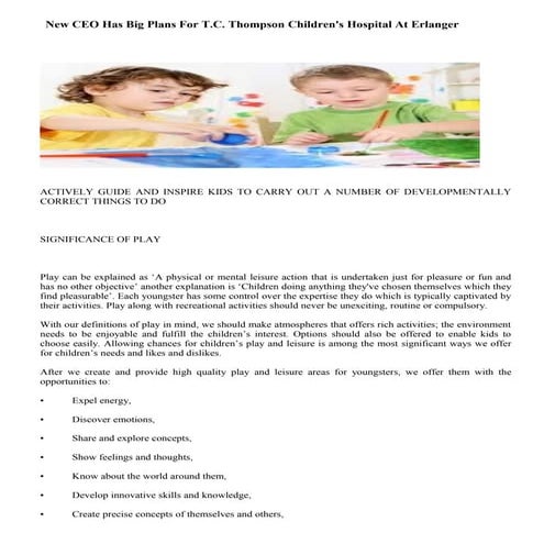 Children And Their Environment | PPT