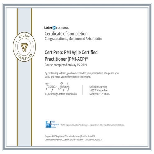Agile certified practitioner pmi acp | PDF