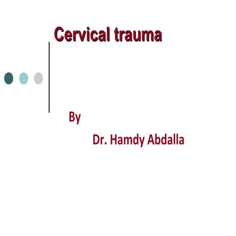 Cervical trauma | PPT