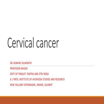 Cervical cancer | PDF