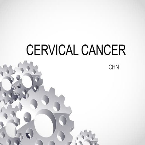CERVICAL_CANCER.power point presentation. | PPTX | Reproductive Health ...