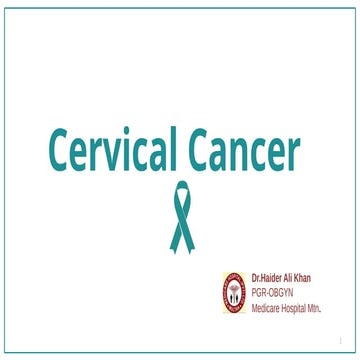 Presenting CERVICAL CANCER.2025. HAIDER.pptx
