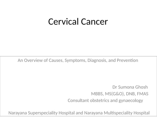 Prevention of cervical cancer topic .ppt