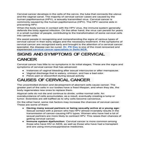 Cáncer Cérvico Uterino | PPTX