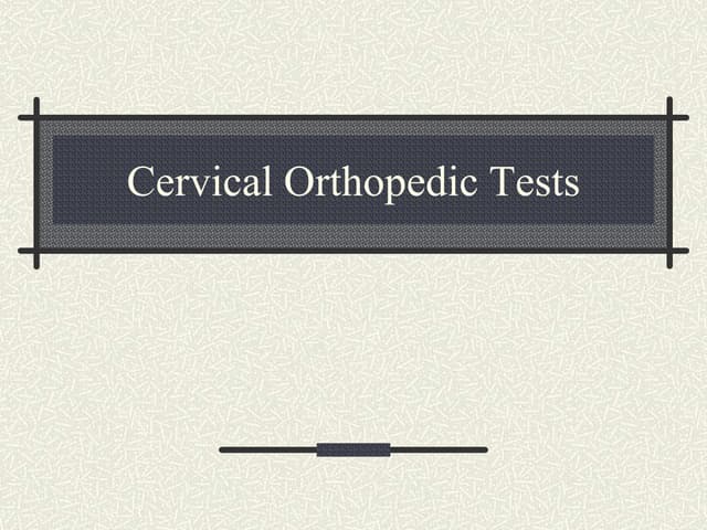 Cervical examination and special tests.pptx