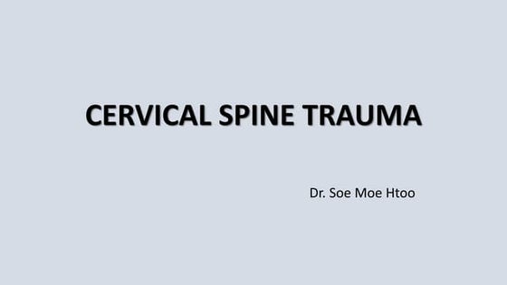Radiographic anatomy and views of c spine | PPTX | Death, Injury, or Military Conflict ...
