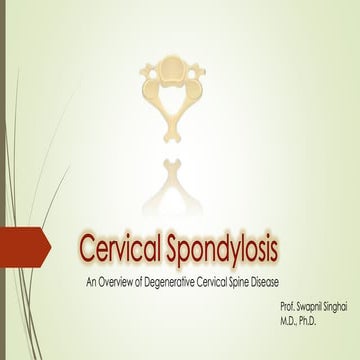 Cervical Spondylosis - An Overview of Degenerative Cervical Spine ...
