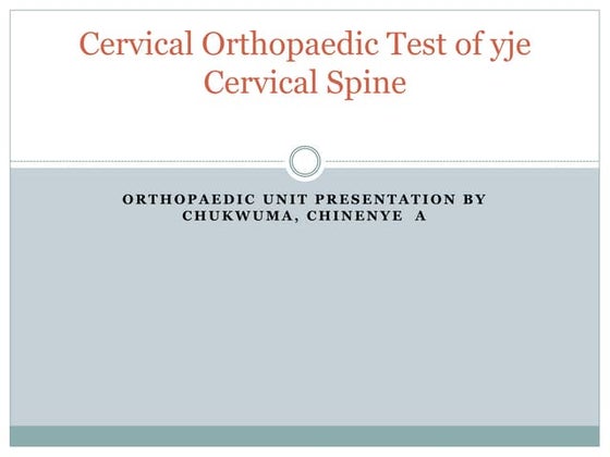 Cervical examination and special tests.pptx