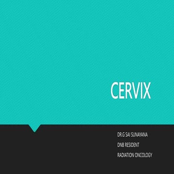 Anatomy of cervix | PPTX