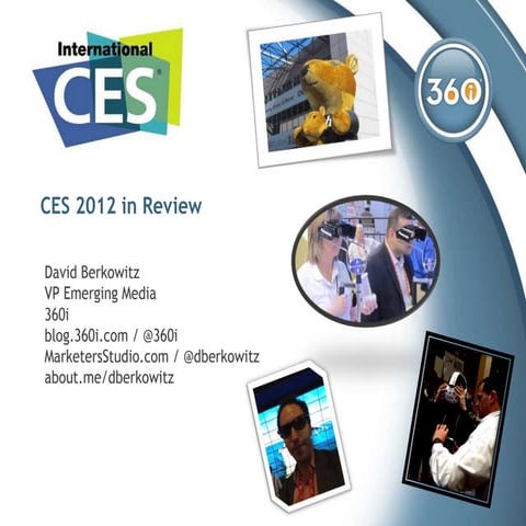CES 2012 in Review - Consumer Electronics Show | PPT | Home Entertainment Systems | Consumer ...