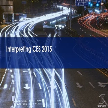 CES 2015: An Overview | PPT