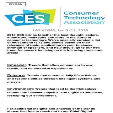 Epsilon Agency CES Guide | PPTX