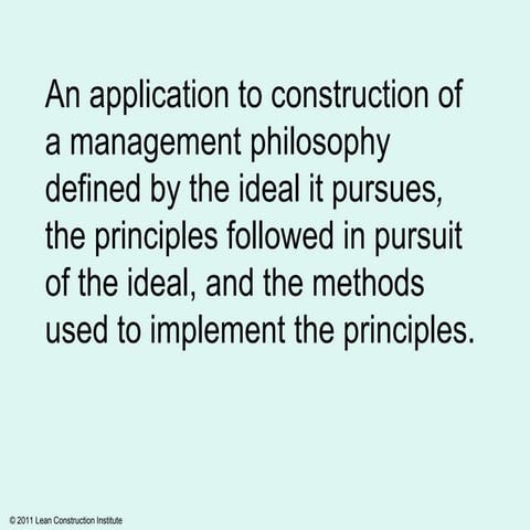 Presentation mentioned by Greg Howell on episode 47 of the Construction ...