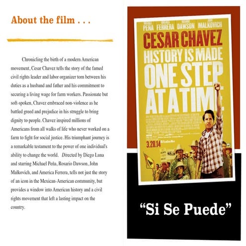Cesar Chavez Movie Guide | PDF