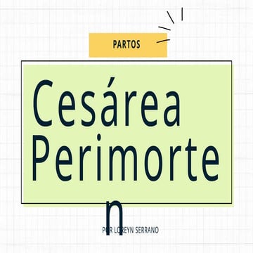 Cesarea perimortem | PPT