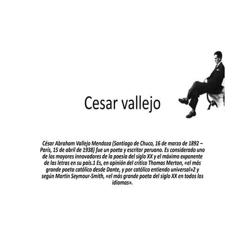 Cesar vallejo | PPTX
