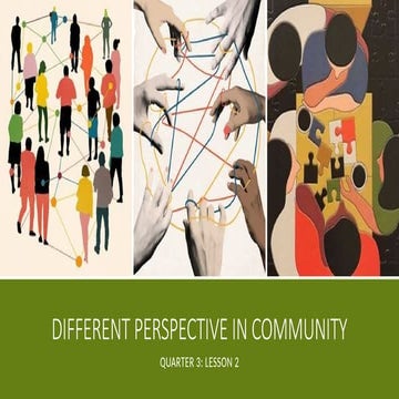 Different Perspective on Community | PPTX