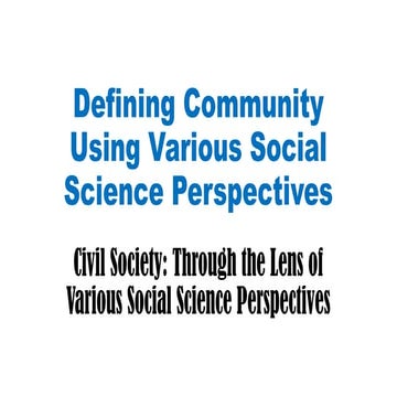 CESCDefining Community Using Various Social Science Perspectives_122447 ...