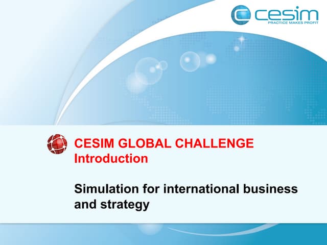 Cesim business simulations