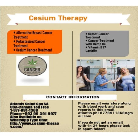 Cesium Therapy | PDF