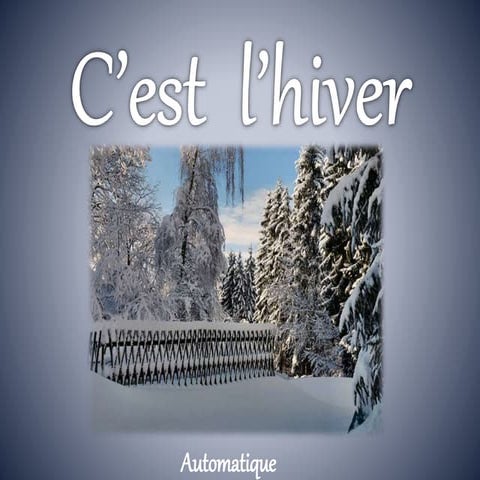 L'hiver | PPT
